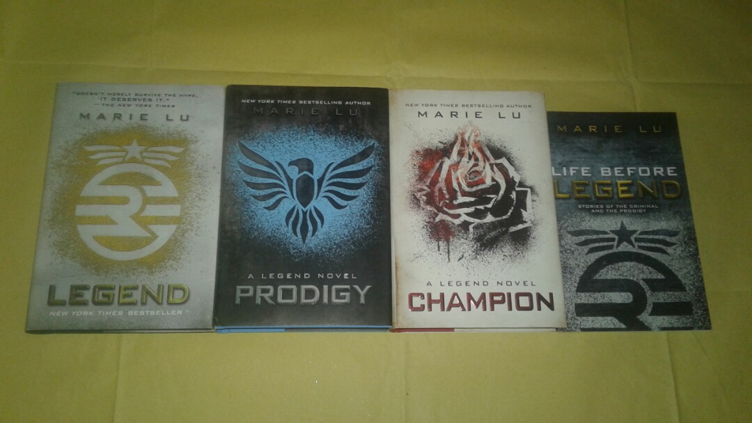 Marie Lu - LEGEND TRILOGY Hardbound Boxed Set (Signed), Hobbies & Toys ...