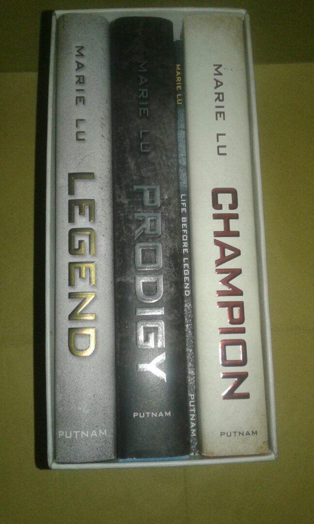 Marie Lu - LEGEND TRILOGY Hardbound Boxed Set (Signed), Hobbies & Toys ...