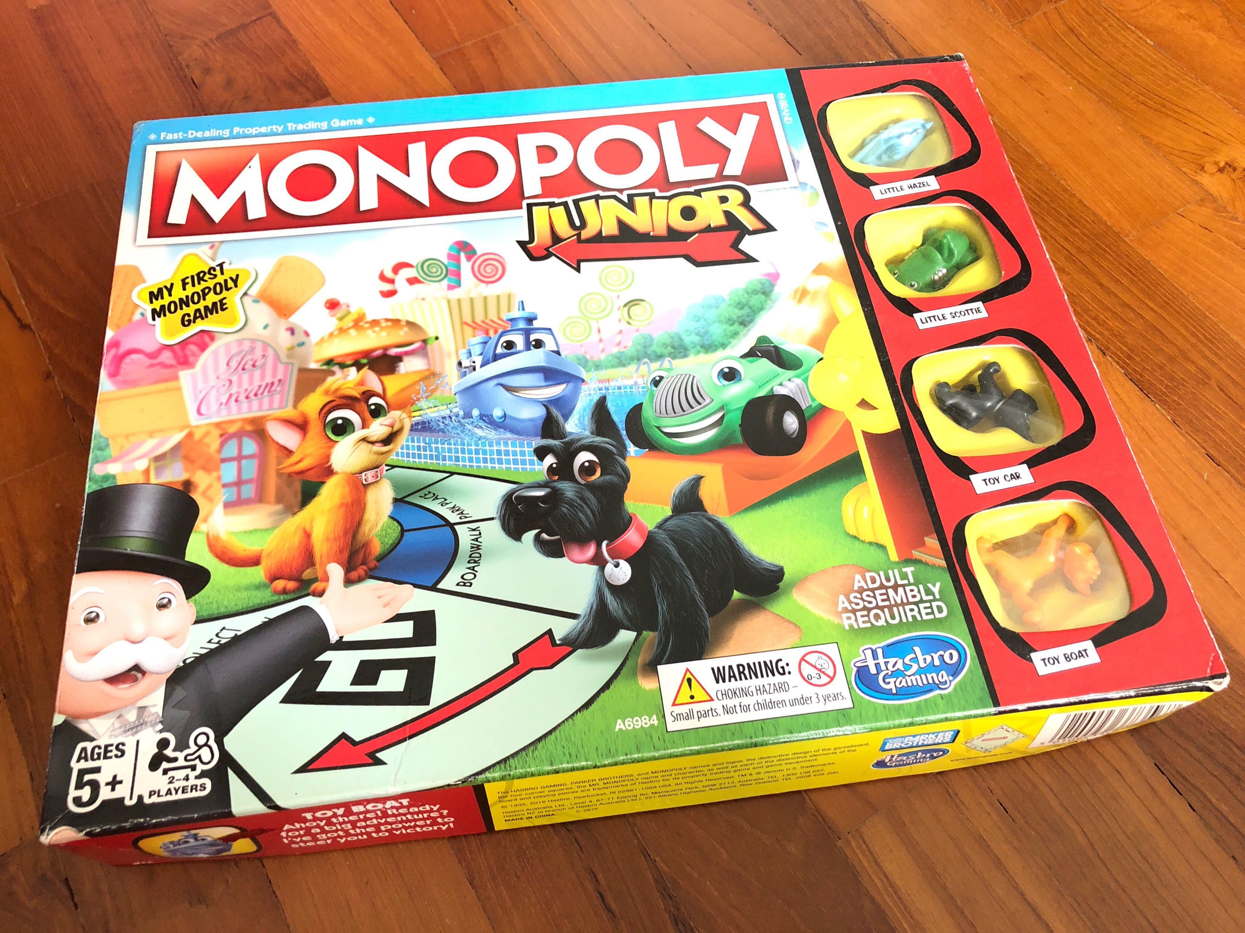Monopoly Junior (ages 5+), Hobbies & Toys, Toys & Games on Carousell