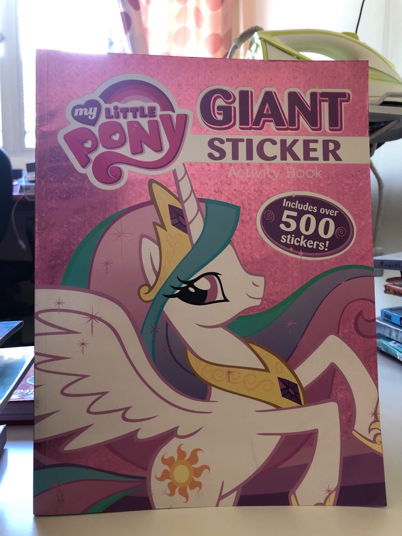My little pony Giant ticker book!!, Hobbies & Toys, Books & Magazines ...