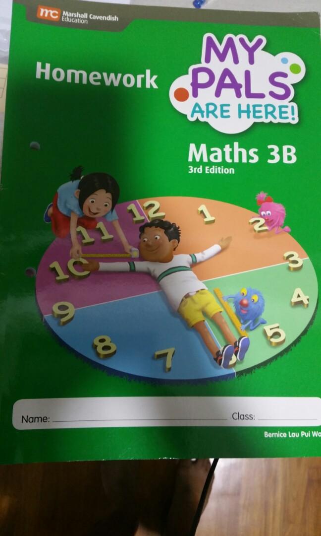 My pals are here math 3B homework book, Hobbies & Toys, Books ...