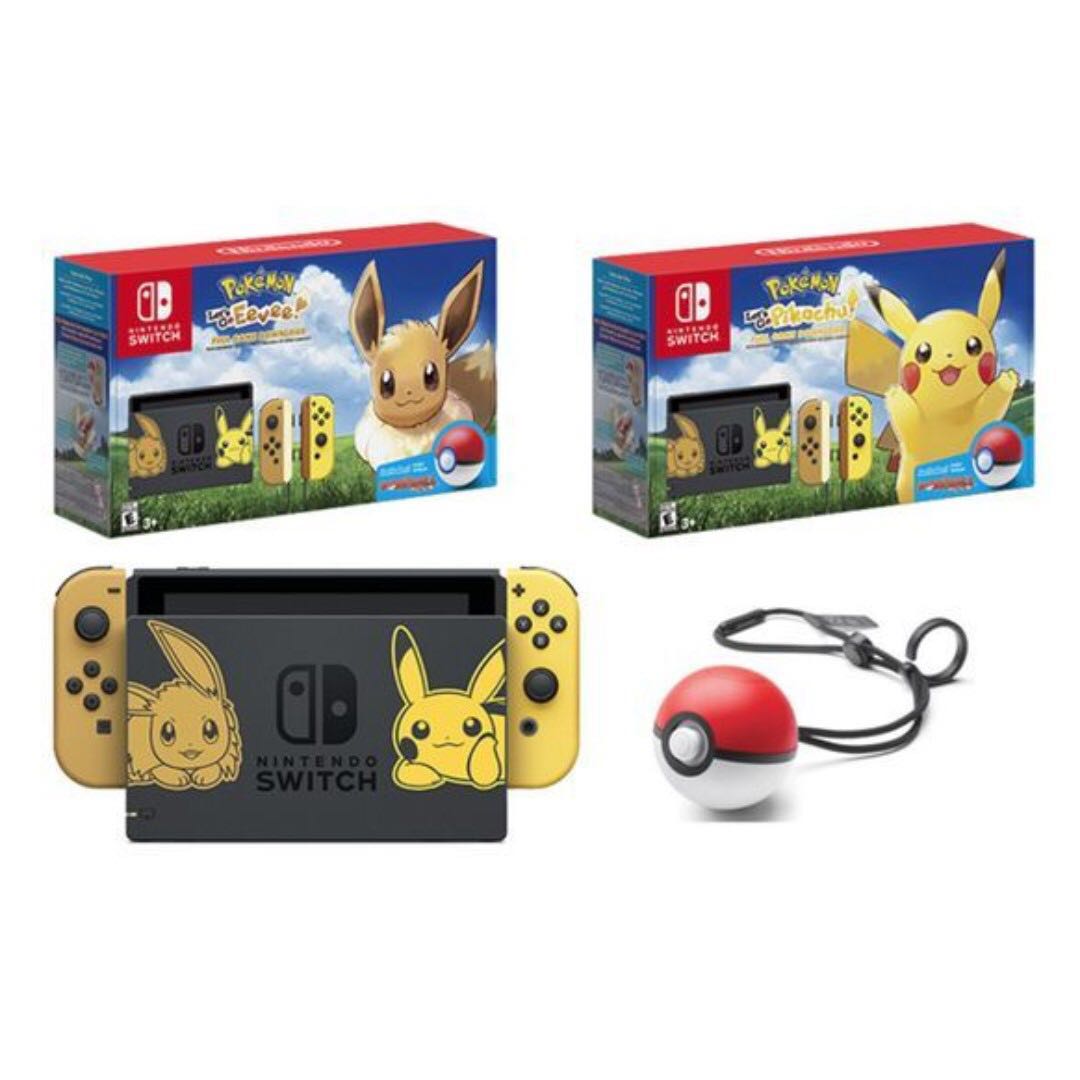 Nintendo Switch Limited Edition (Pokemon version) - Eevee, Video Gaming ...