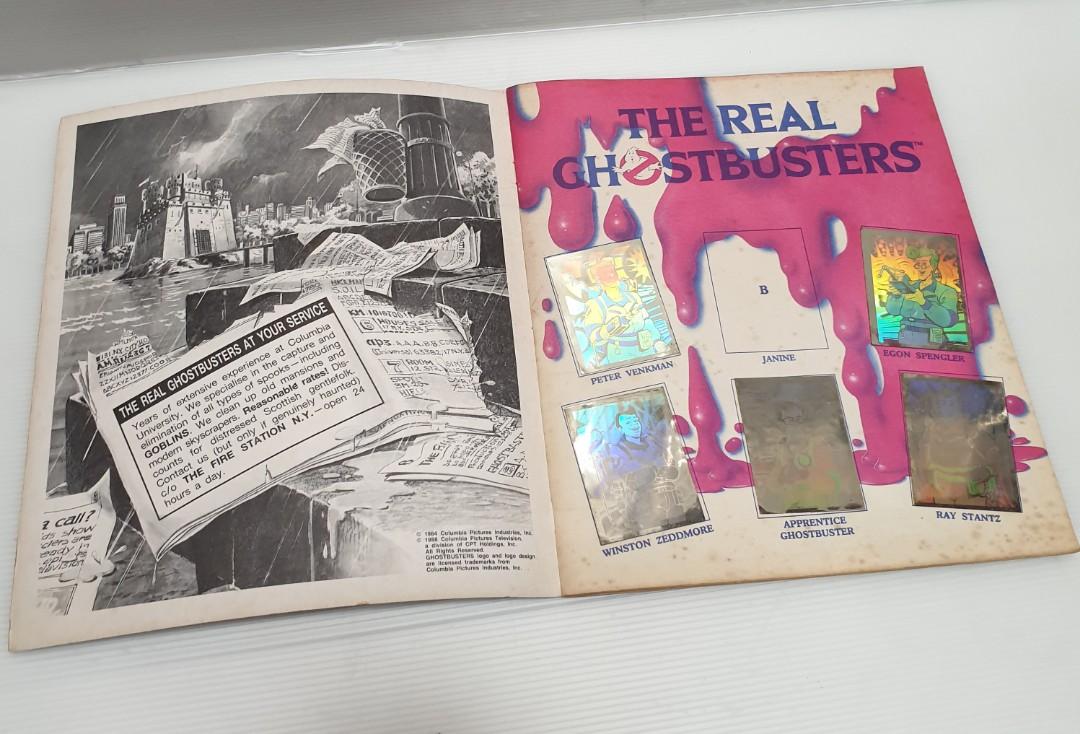 Panini real Ghostbusters stickers album, Hobbies & Toys, Toys & Games ...