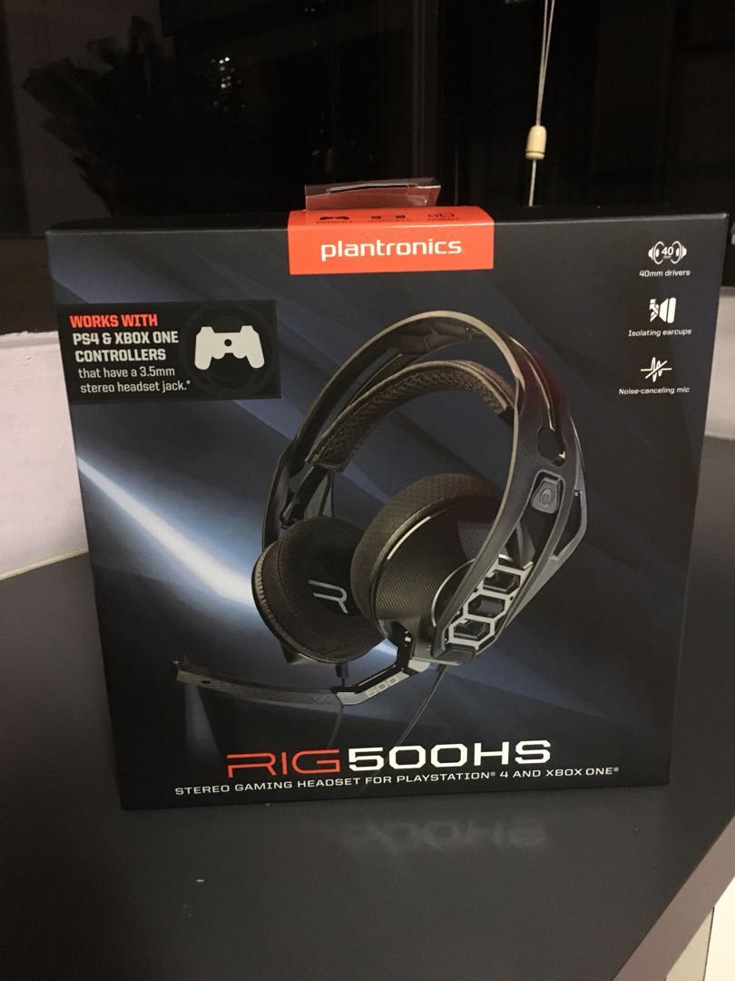 Plantronics RIG500HS, Audio, Headphones & Headsets on Carousell