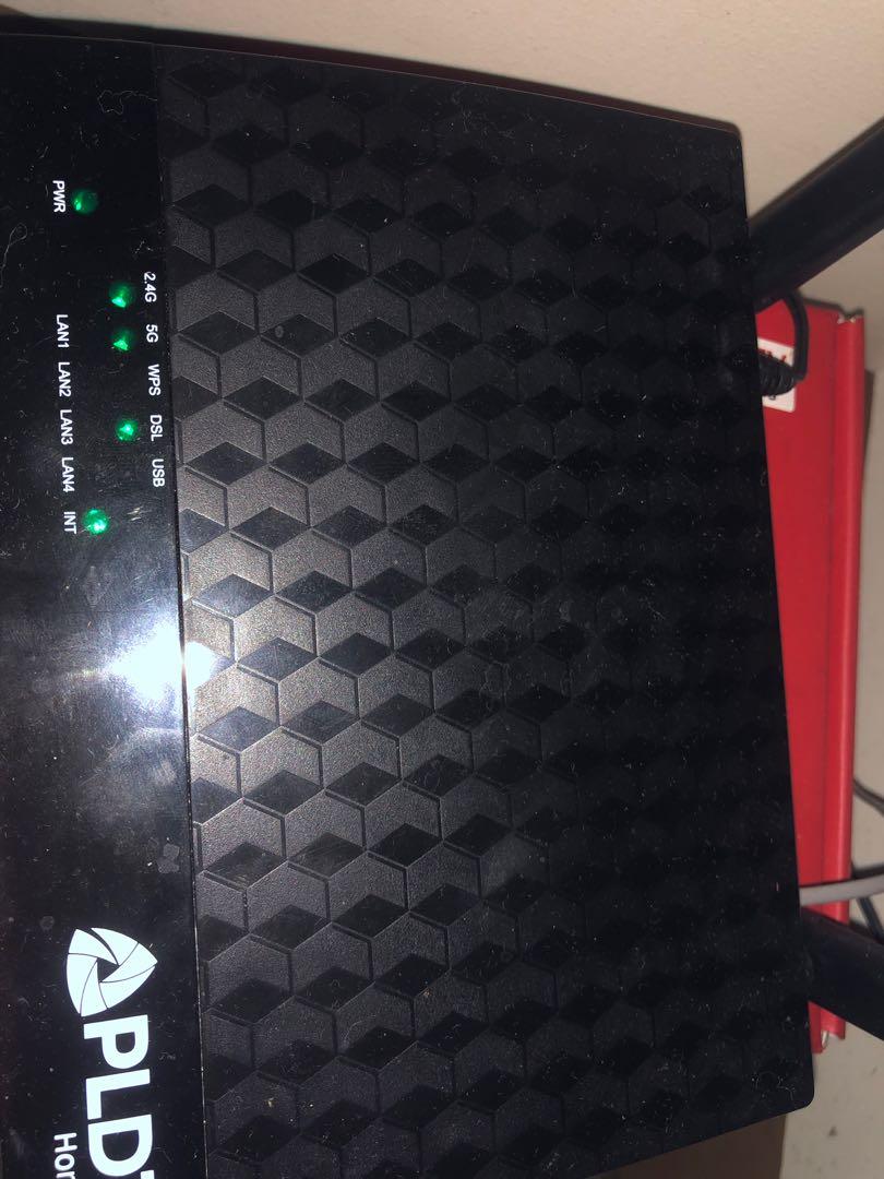 pldt fibr wifi 50mbps router and phone complete, Computers & Tech ...