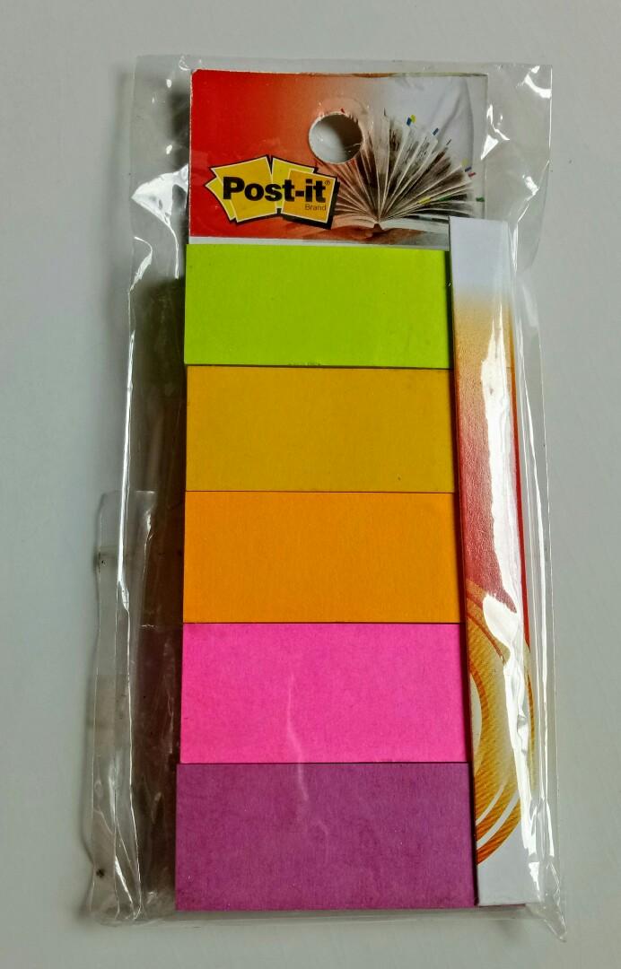 Post it warna warni #PrelovedWithLove, Buku & Alat Tulis, Alat Tulis di ...
