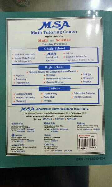 (Preloved) MSA Practice Tests, Hobbies & Toys, Books & Magazines ...