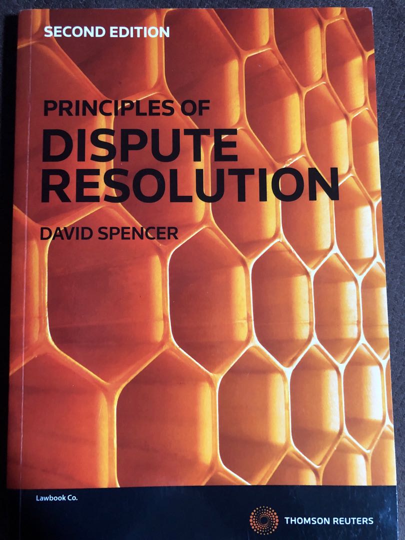 Principles of Dispute Resolution, Books & Stationery, Textbooks ...