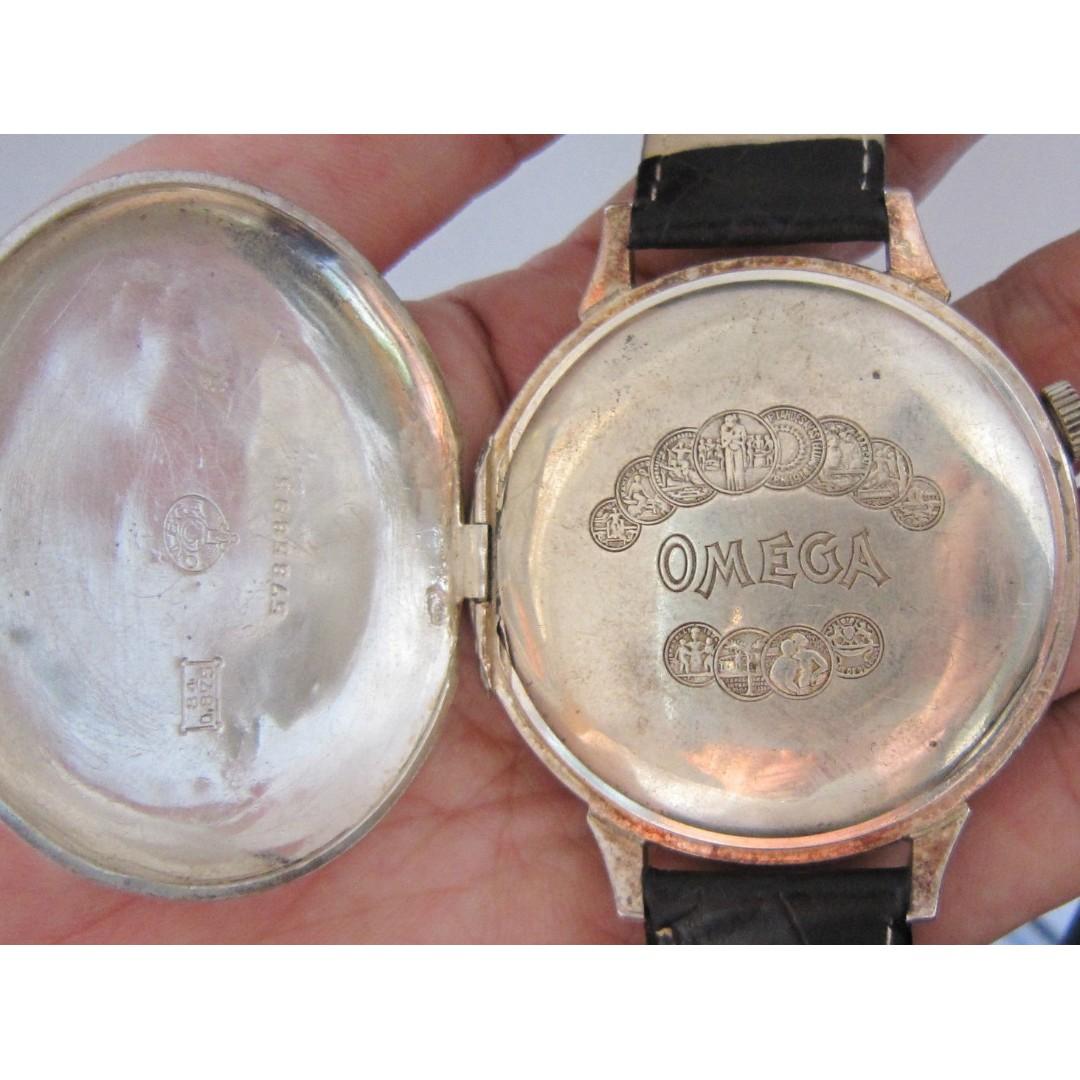 Vintage Omega manual wind wrist watch, Swiss Made, World War One Trench ...