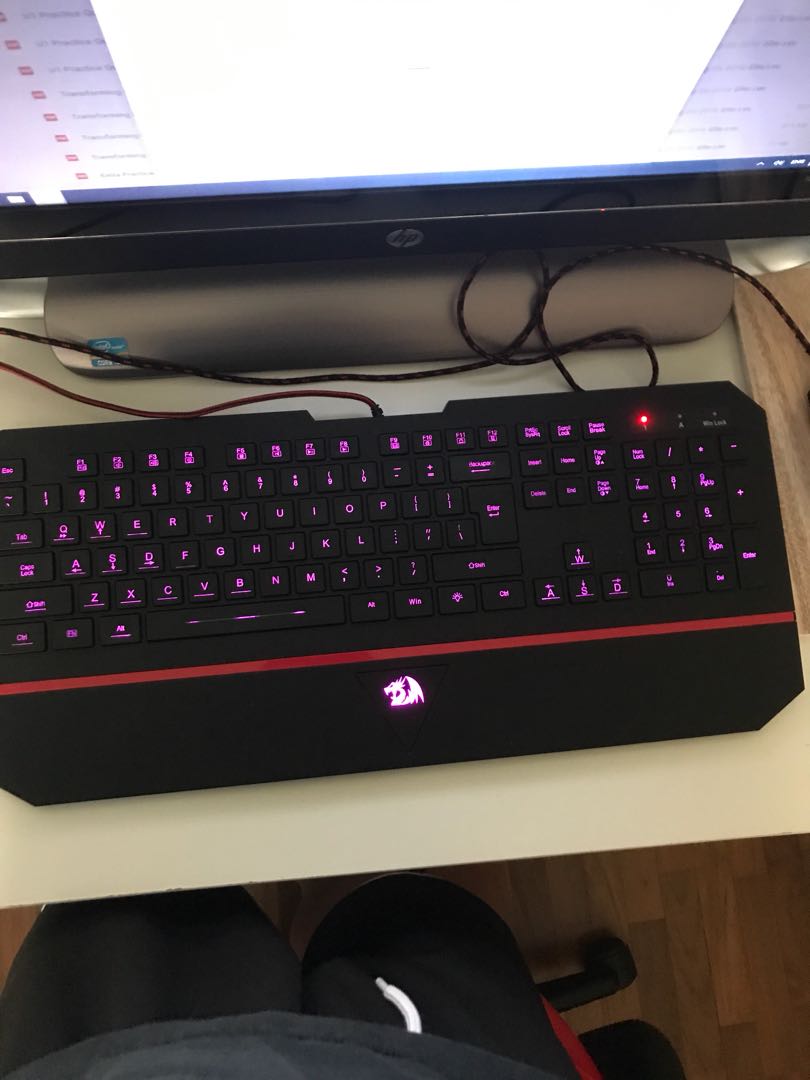 Red dragon gaming keyboard (not mechanical), Computers & Tech, Parts ...