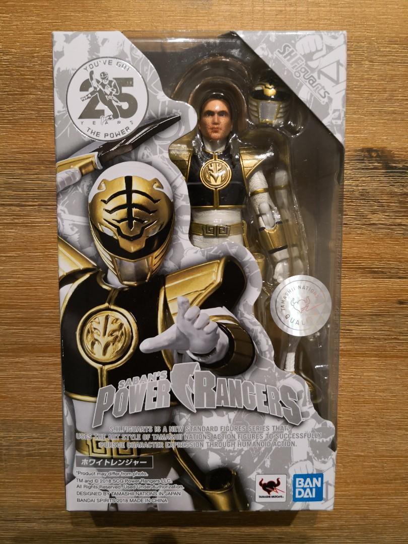 S.H. Figuarts Mighty Morphine Power Ranger - White Ranger, Hobbies ...