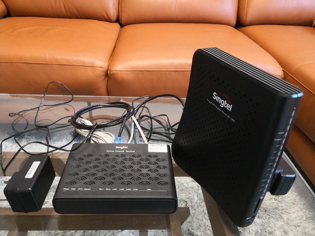 Singtel modem and router, Computers & Tech, Parts & Accessories ...