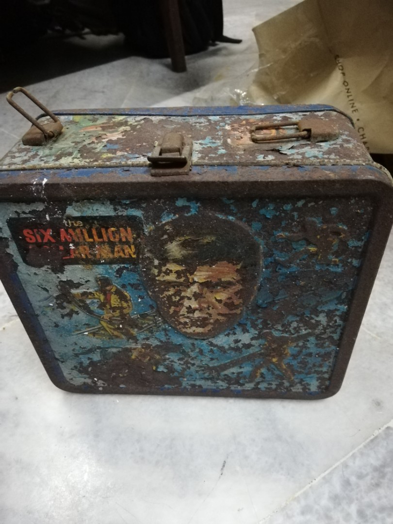 Six million dollar man lunch box, Hobbies & Toys, Collectibles ...