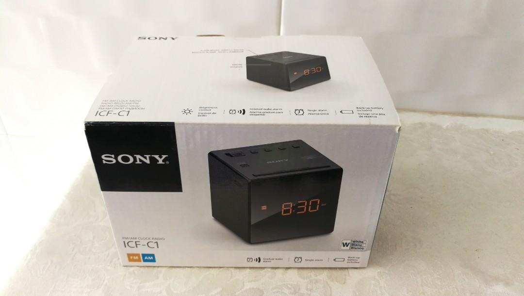 Sony digital clock, Furniture & Home Living, Home Decor, Clocks on ...
