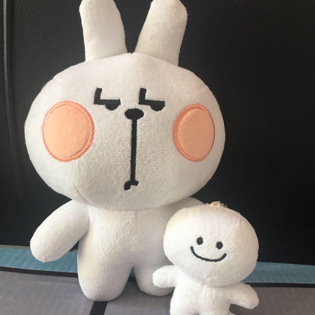 Spoiled Rabbit Telegram Line Sticker Dolls Keychains Plushies, Hobbies ...