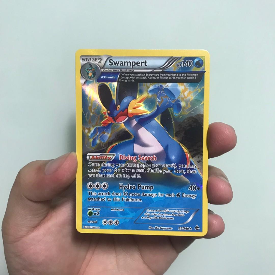 Swampert | Marshtomp | Mudkip Evolution Line XY Primal Clash, Hobbies ...