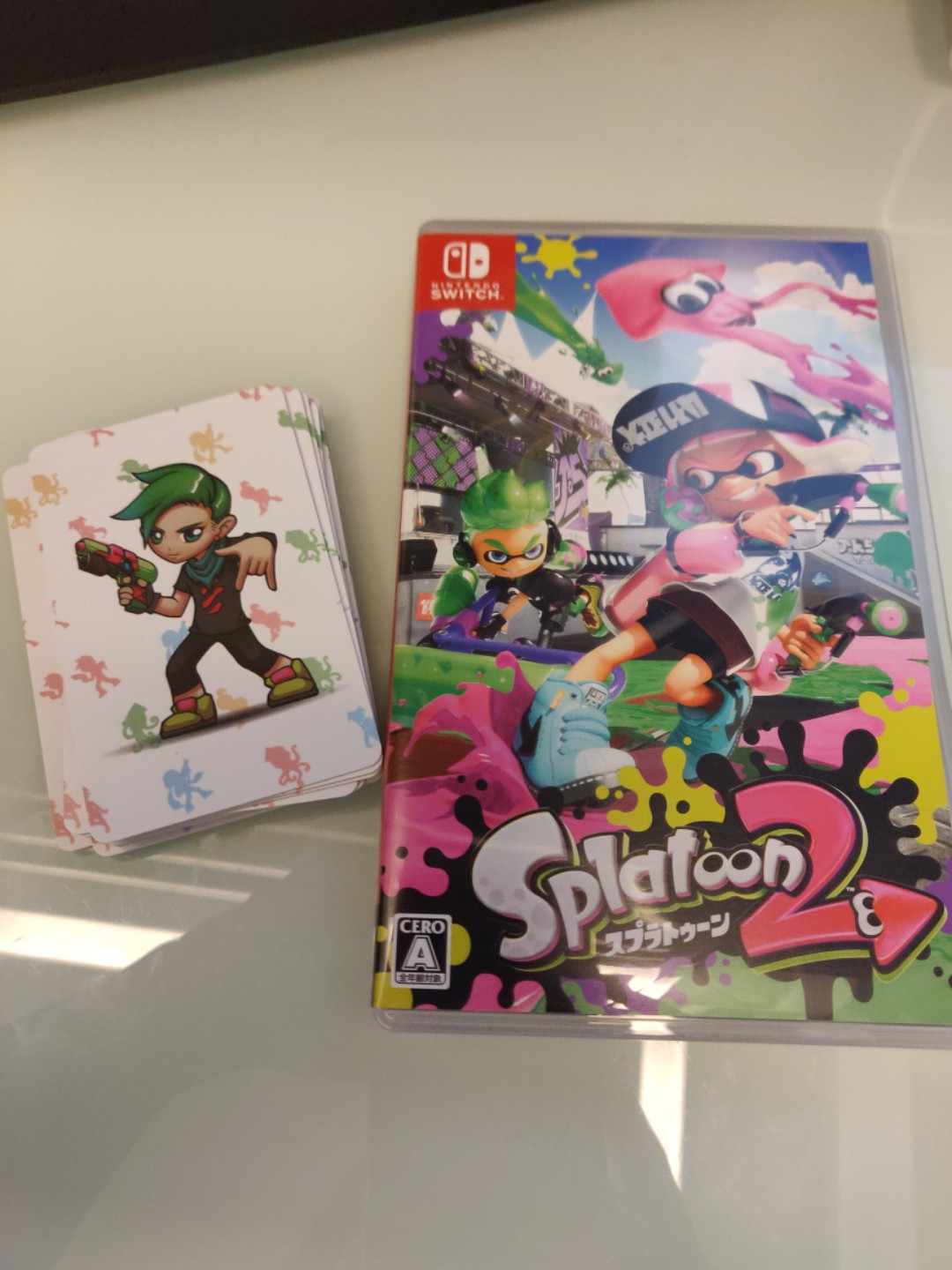 Switch Splatoon 2 (日版) 連11張NFC card, 電子遊戲, 電子遊戲, Nintendo 任天堂 - Carousell
