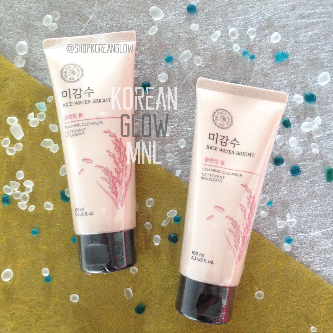 The Face Shop Rice Water Bright Cleansing Foam 100ml, Beauty & Personal Care, Face, Face Care on ...