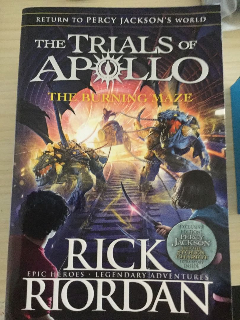 The Trials of Apollo- Books 1,2 and 3, Hobbies & Toys, Books ...