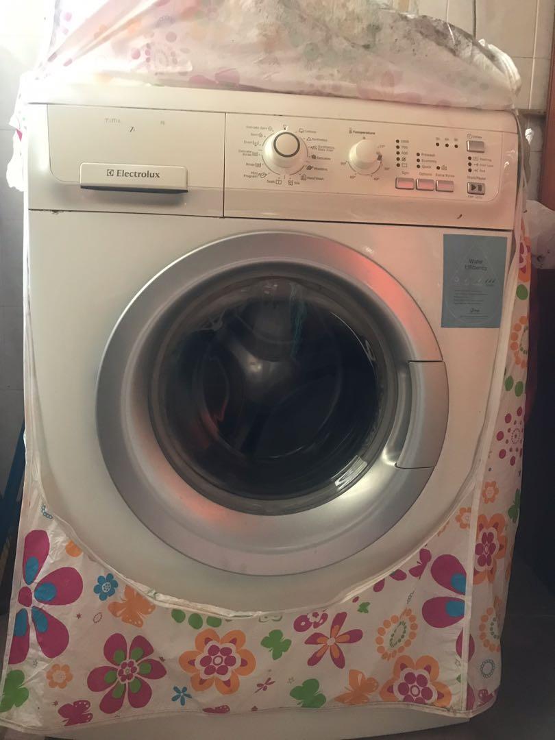 Water saver front loader washing machine, TV & Home Appliances, Washing ...