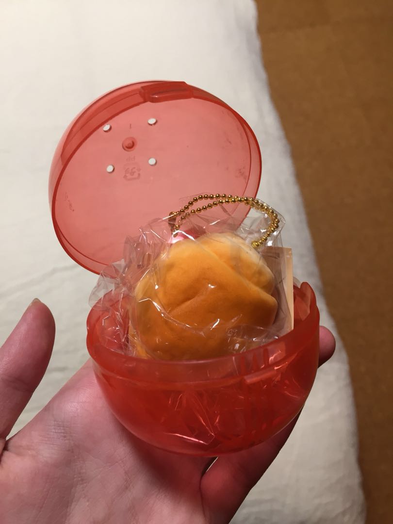 Bread roll Gachapon squishy, Hobbies & Toys, Toys & Games on Carousell