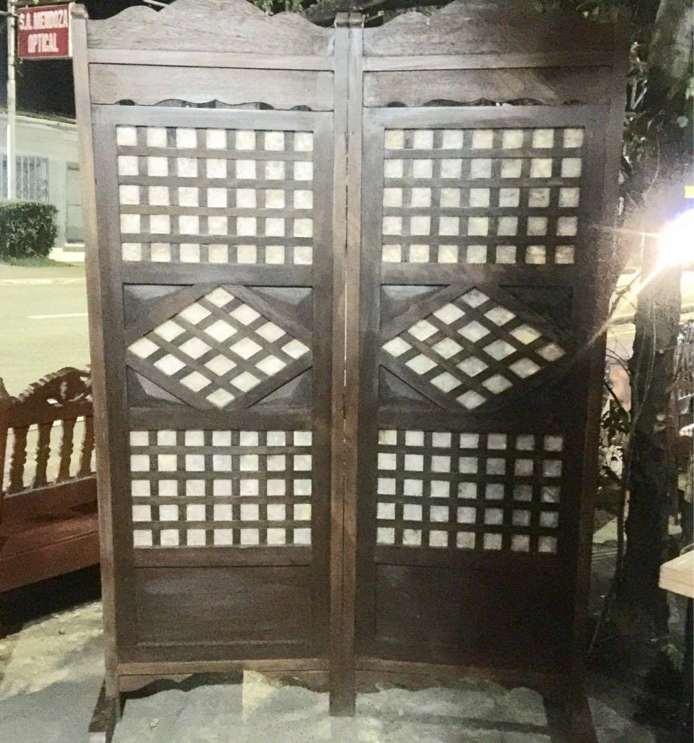 Capiz divider (authentic capiz shells + narra), Babies & Kids, Baby ...