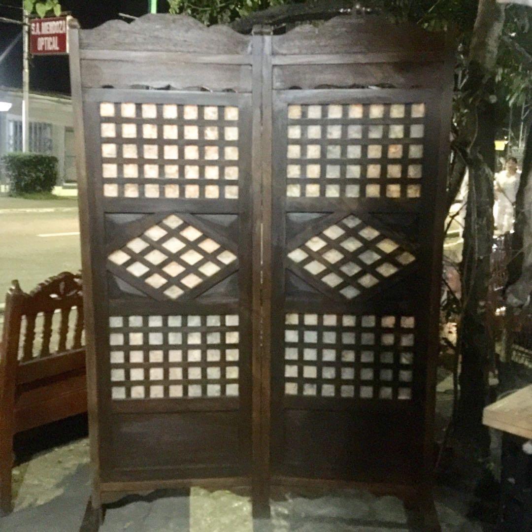 Capiz divider (authentic capiz shells + narra), Babies & Kids, Baby ...