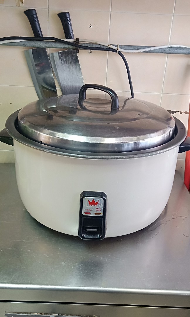 Commercial Electric Big Rice Cooker (Crown), TV & Home Appliances ...