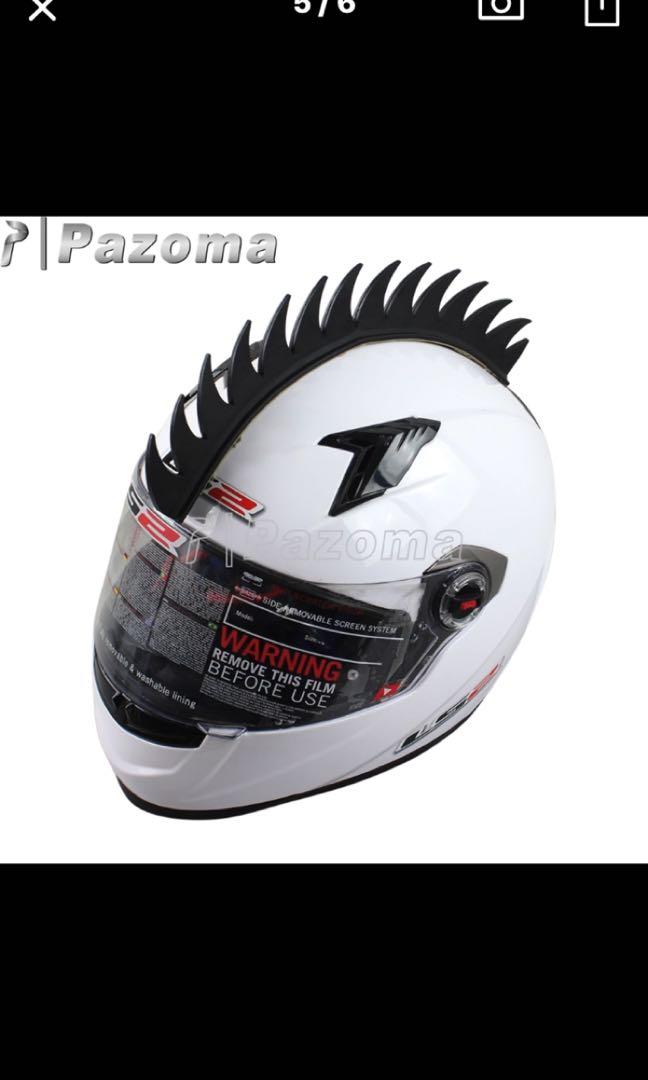 Dirt Bike Helmet Decals Stickers Spike Strip BMX Mohawks Racing ...