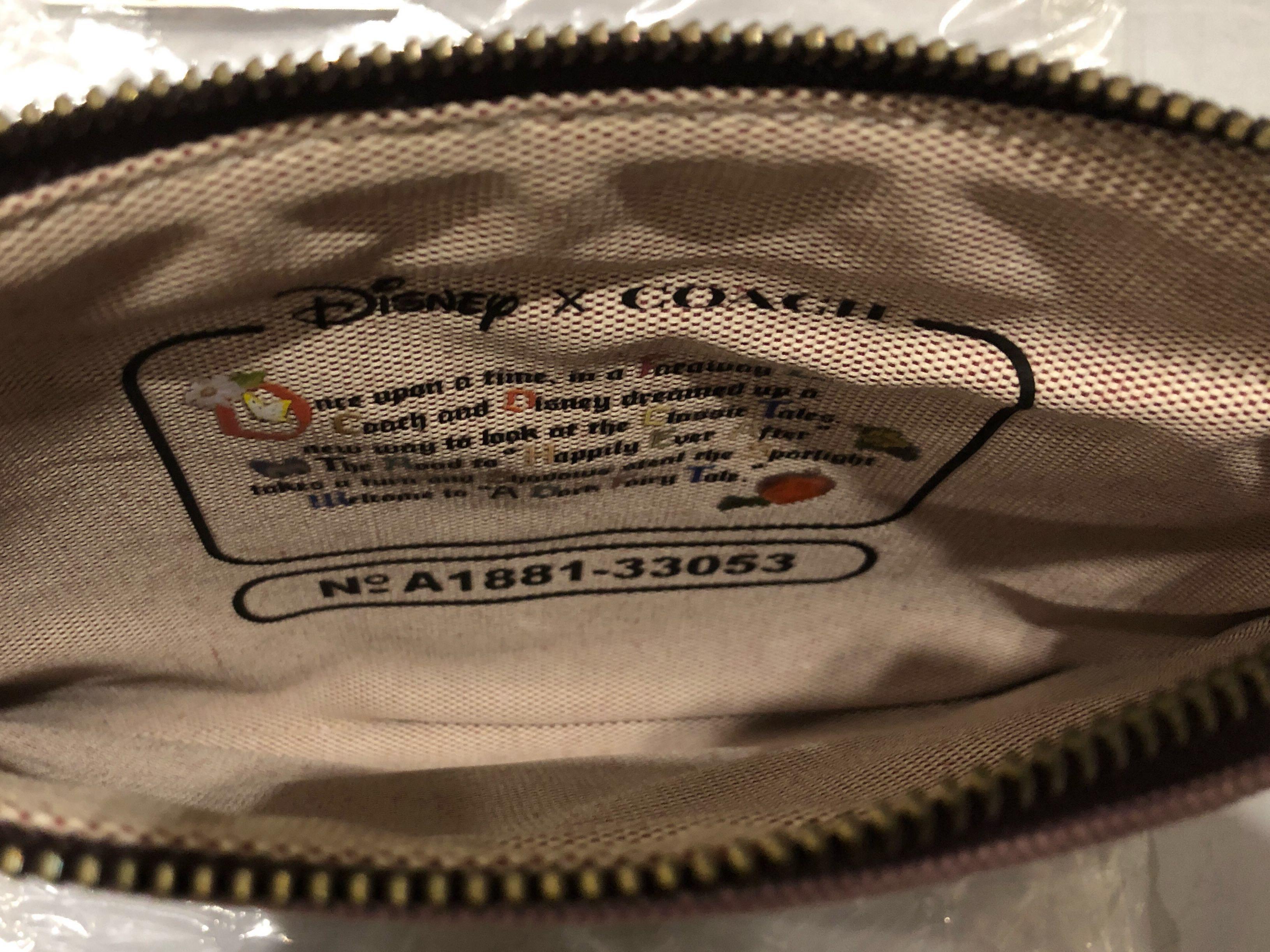 Disney x Coach Snow White Pouch, Women's Fashion, Bags & Wallets ...