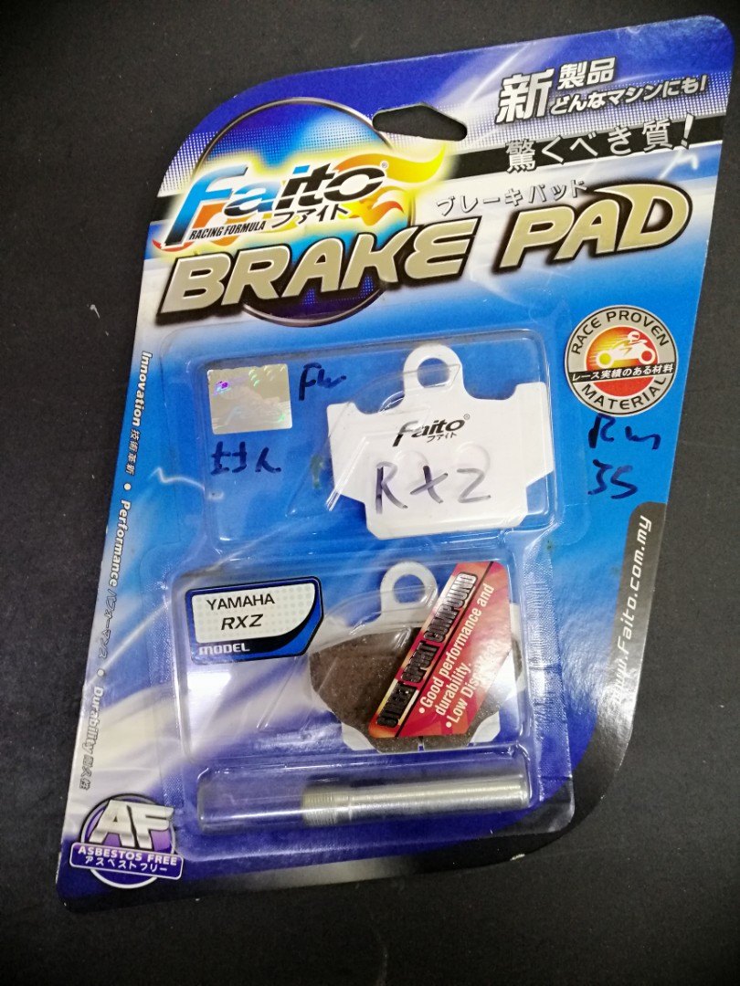 Faito Disc Brake Pad RXZ, Auto Accessories on Carousell