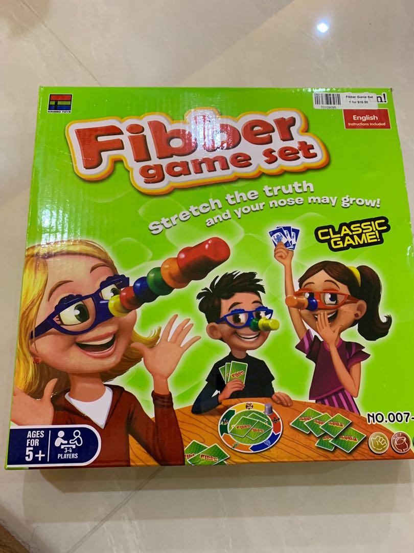 Fibber game set, Hobbies & Toys, Toys & Games on Carousell