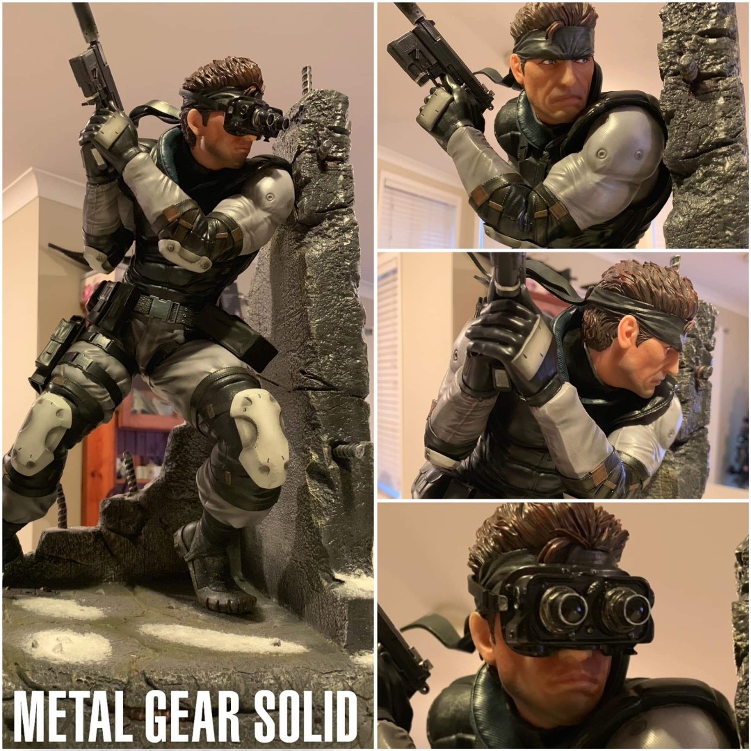 First 4 Figures Metal Gear Solid Snake Statue Exclusive, Hobbies & Toys ...