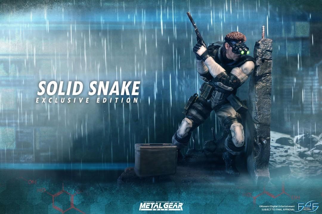 First 4 Figures Metal Gear Solid Snake Statue Exclusive, Hobbies & Toys ...