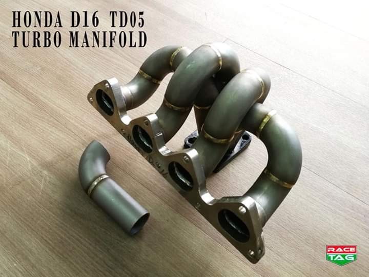 HONDA D16 TD05 TURBO MANIFOLD, Auto Accessories on Carousell