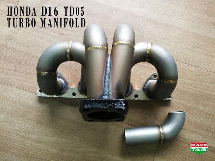 HONDA D16 TD05 TURBO MANIFOLD, Auto Accessories on Carousell