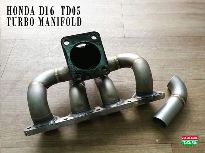 HONDA D16 TD05 TURBO MANIFOLD, Auto Accessories on Carousell