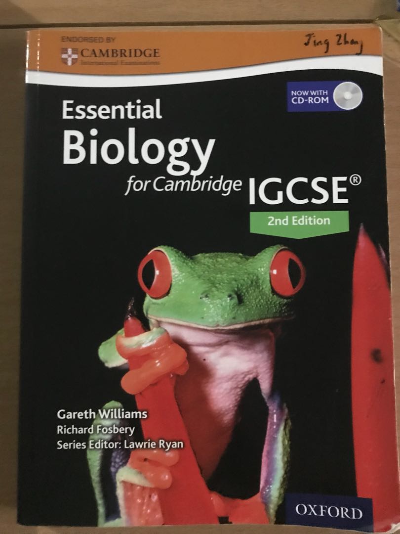 IGCSE Biology Textbook Latest Edition(Essential Biology for Cambridge ...