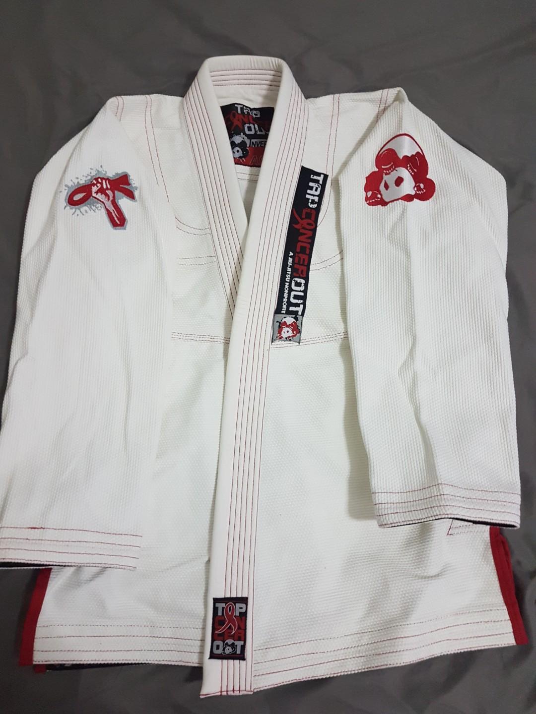 Inverted Gear x Tap Cancer Out Collab BJJ Gi (A0), Sports Equipment ...