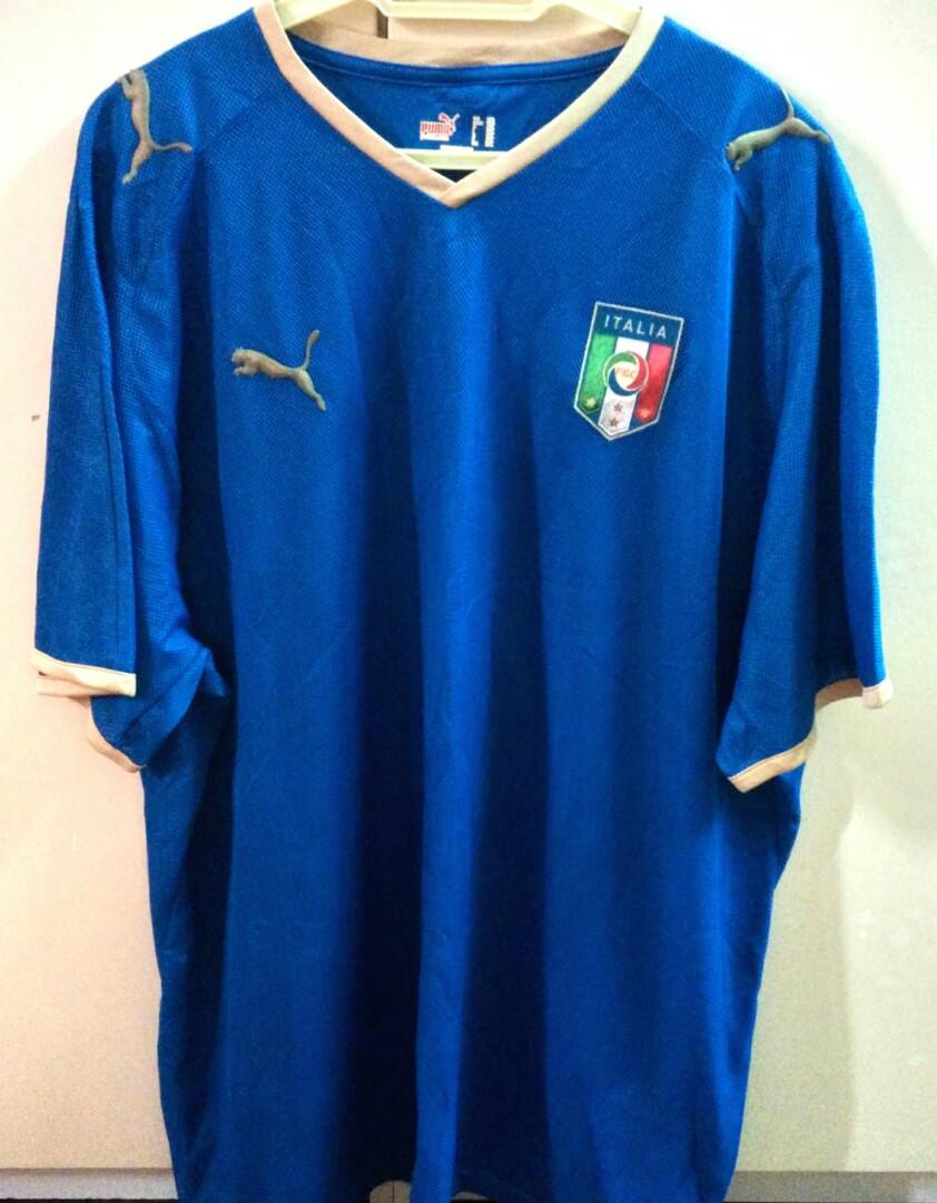 Italy Puma Italia Home Kit 2008-2009 Jersey Original size XXL, Men's ...