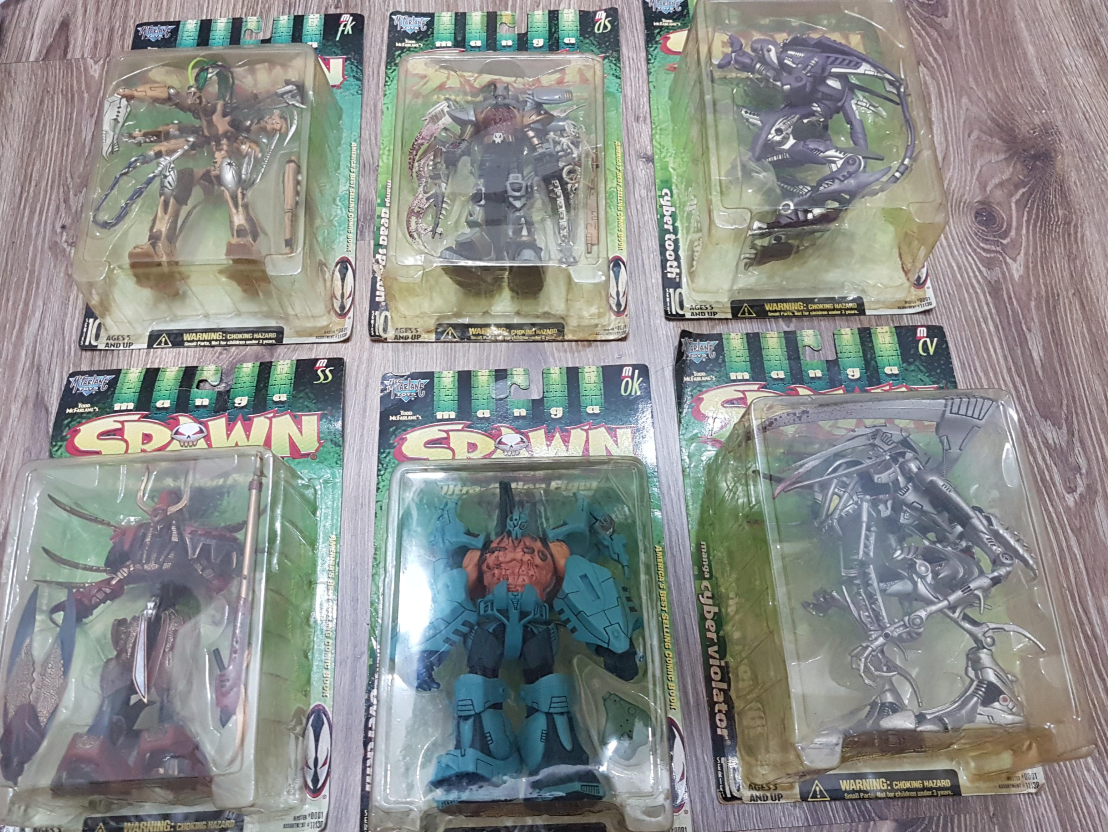 McFarlane Toys Spawn Series 10 Complete 6 Action Figure Set 1998 ...