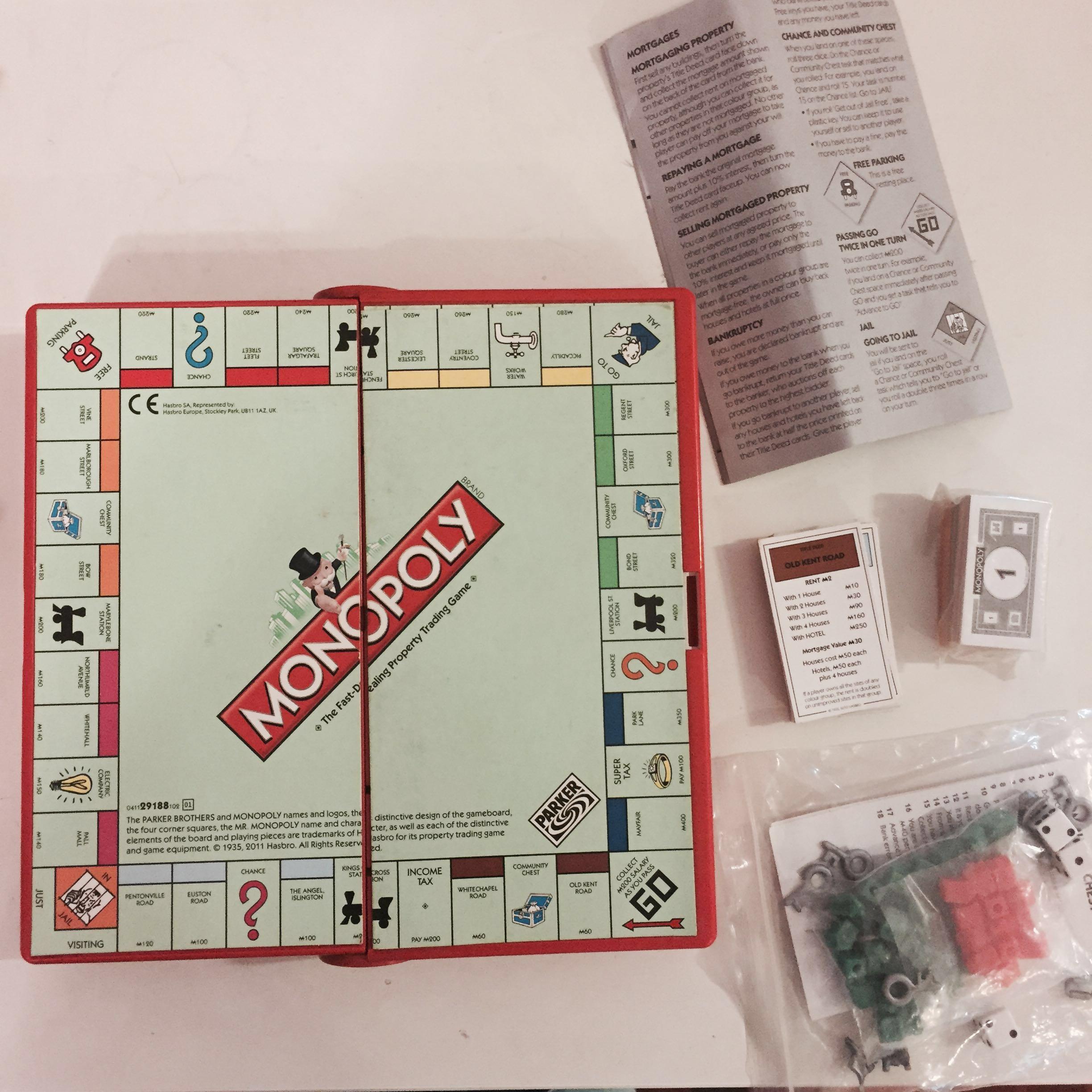 Mini Monopoly , Hobbies & Toys, Toys & Games on Carousell