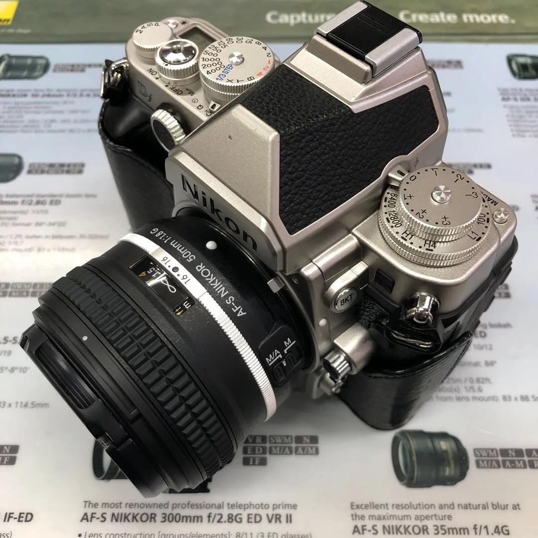 Nikon DF (Silver) + AFS 50mm F1.8 G, Photography, Cameras on Carousell