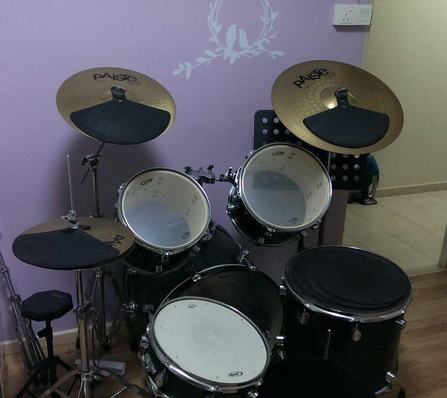 PDP drum set, Hobbies & Toys, Music & Media, Musical Instruments on ...