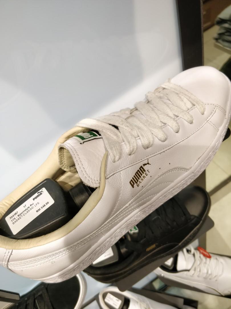 Puma Classic White Leather Sneaker LFS, Men's Fashion, Footwear ...