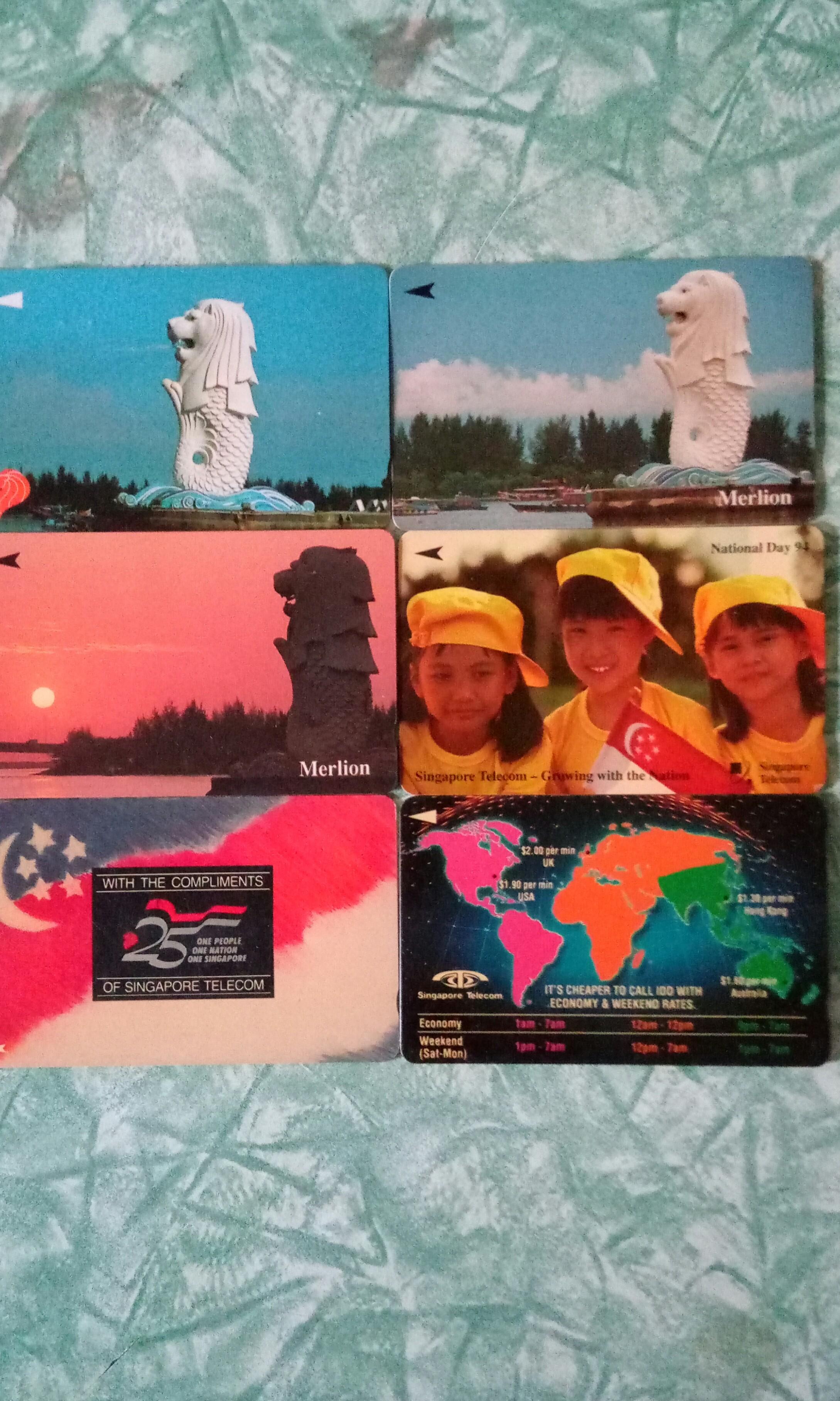 Singapore public phone cards, Hobbies & Toys, Memorabilia ...