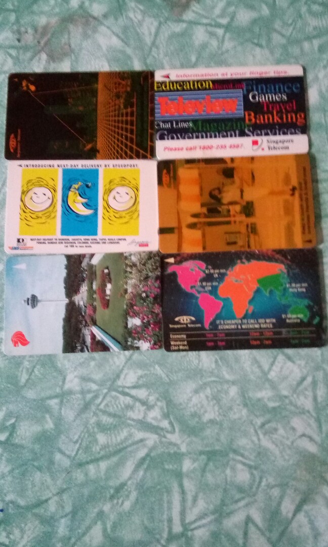 Singapore public phone cards, Hobbies & Toys, Memorabilia ...