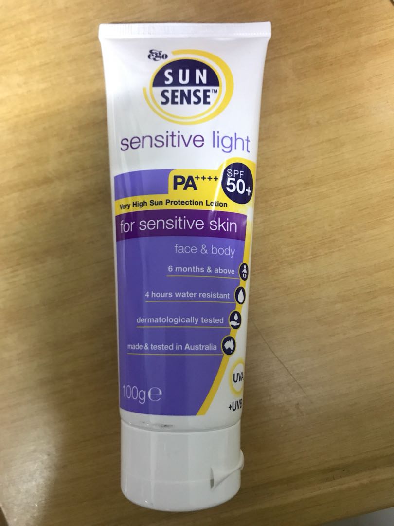 Sunsense sensitive light sunblock, Beauty & Personal Care, Face, Face ...