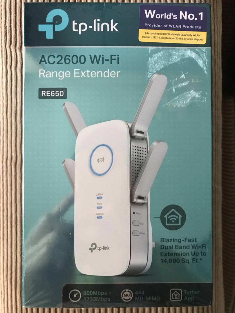 TP-Link AC2600 Wi-Fi Ranger Extender RE650, Computers & Tech, Parts ...