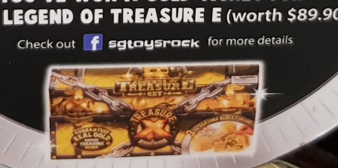 Real GOLD Treasure X - (Rare Version) Legends of Treasure Set, Hobbies ...